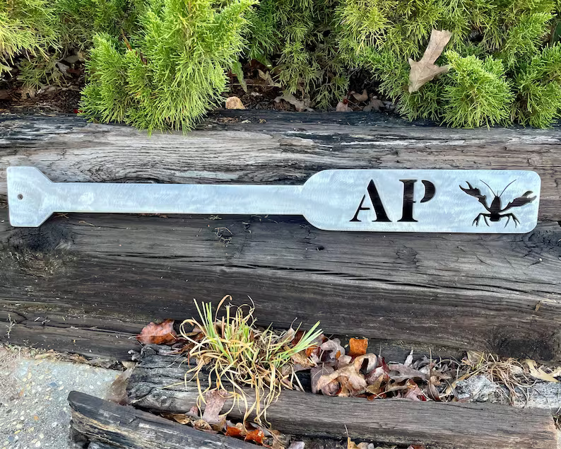 Personalized Cooking paddle – Metal Address Signs