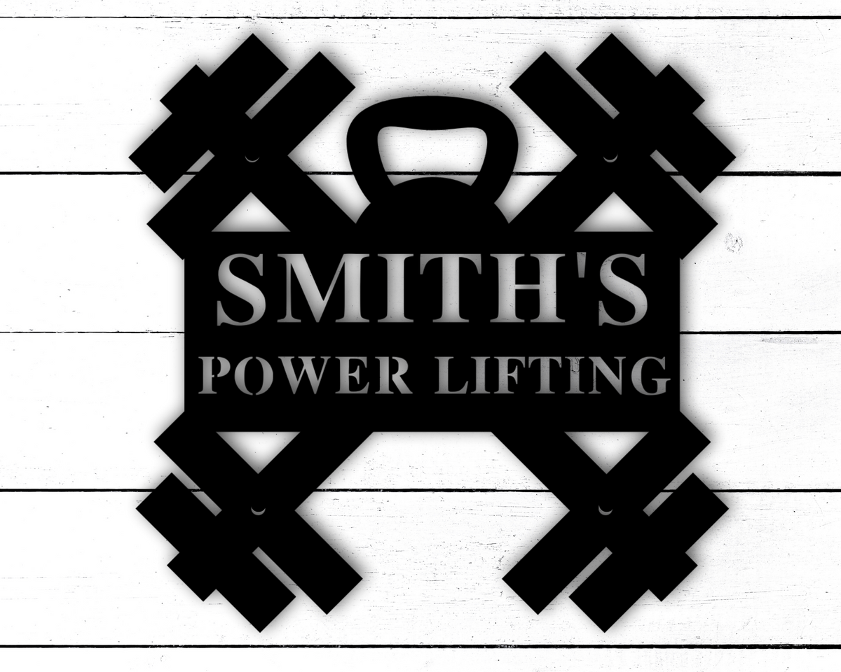 Personalized Gym Sign – Metal Address Signs